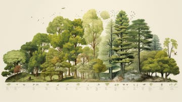 Types tree infographic stock illustration. Illustration of types ...