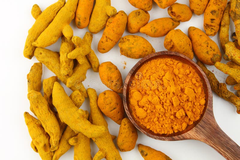 Types of turmeric barks stock photo. Image of objects - 12282702