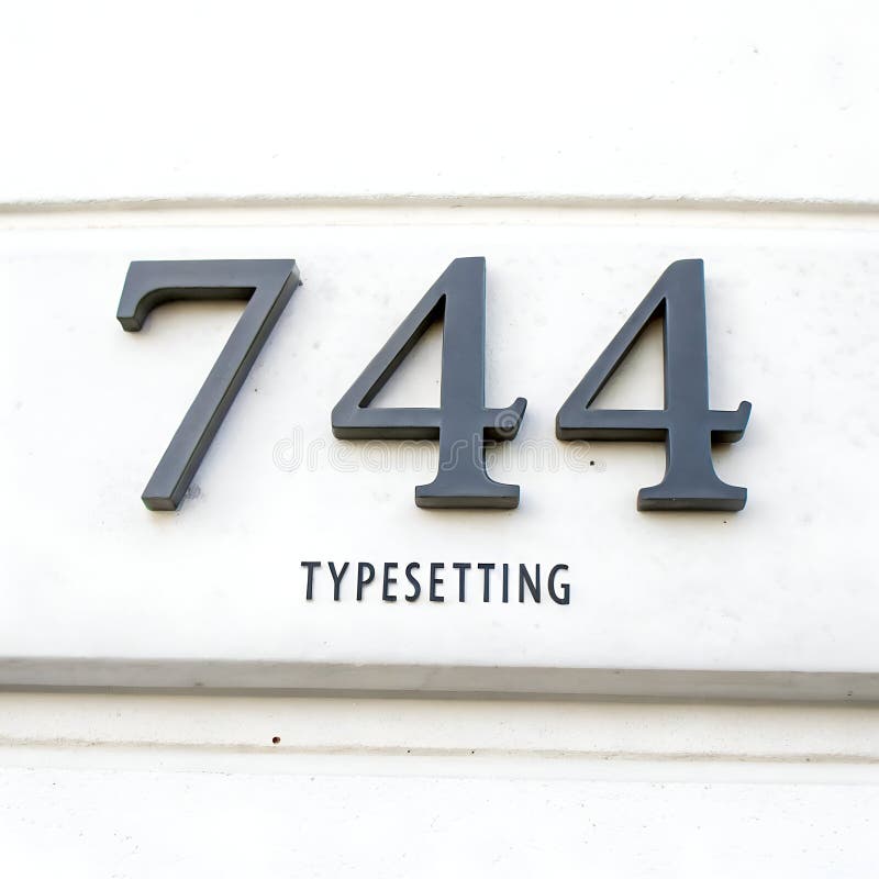 Typesetting Letters Isolated on White Background Stock Image - Image of ...