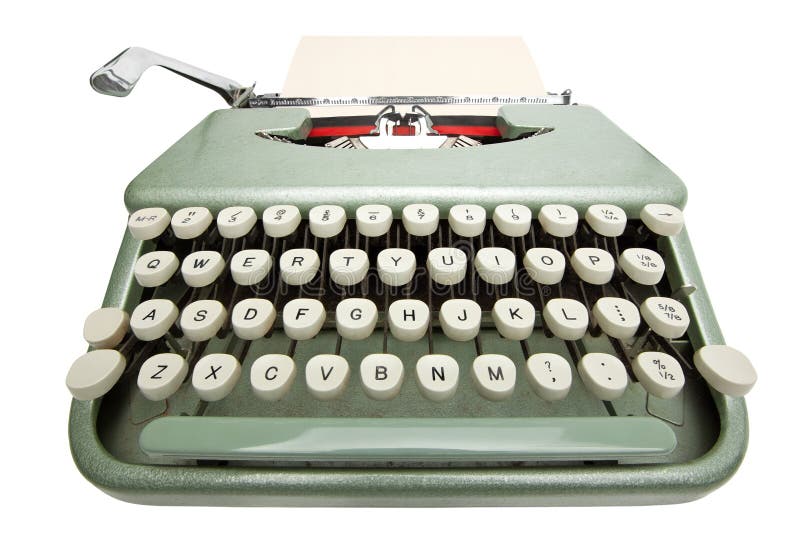 Vintage Typewriter stock photo. Image of white, background - 10868010