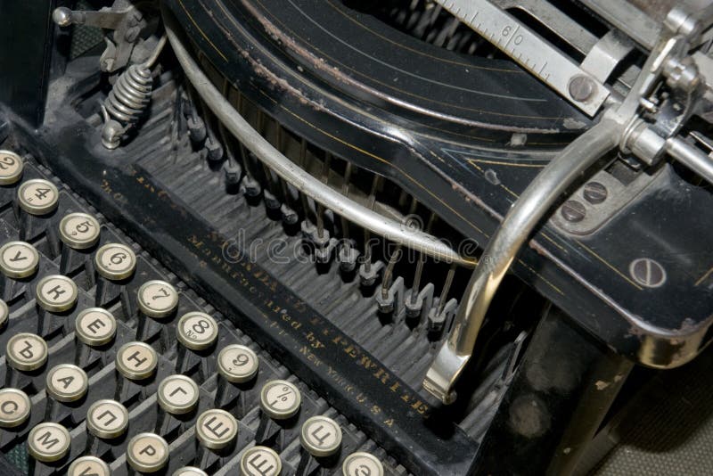 Old typewriter stock photo. Image of obsolete, ancient - 3867900