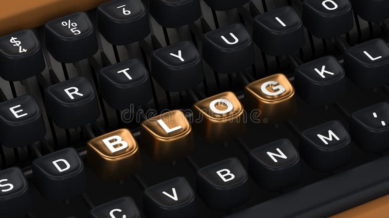 Blog buttons stock vector. Illustration of blog, bright - 25264631