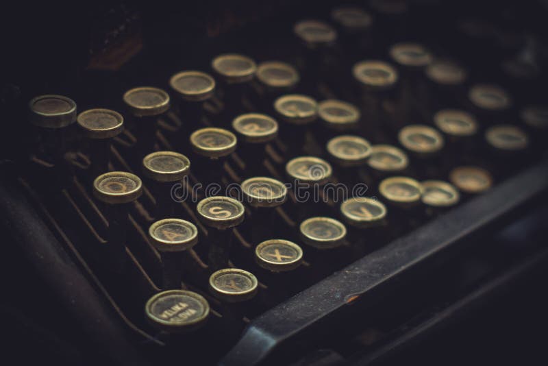 Typewriter buttons stock image. Image of latin, black - 45778621