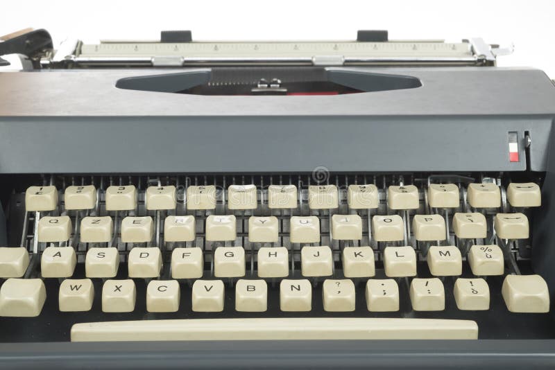 Typewriter close up stock image. Image of typewriter - 57015059