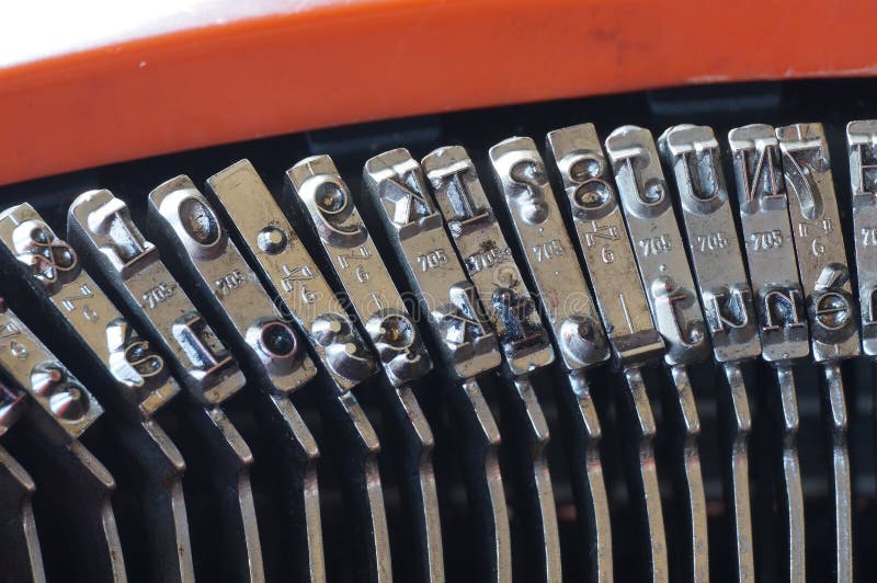 Typewriter closeup stock photo. Image of type, alphabet - 70751998