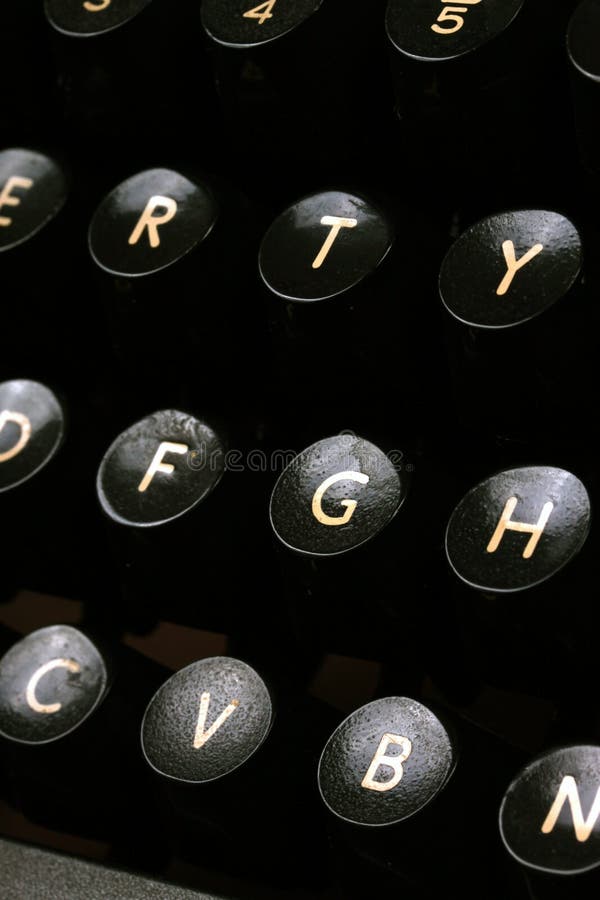 Typewriter keys stock photo. Image of ancient, portable - 10643250