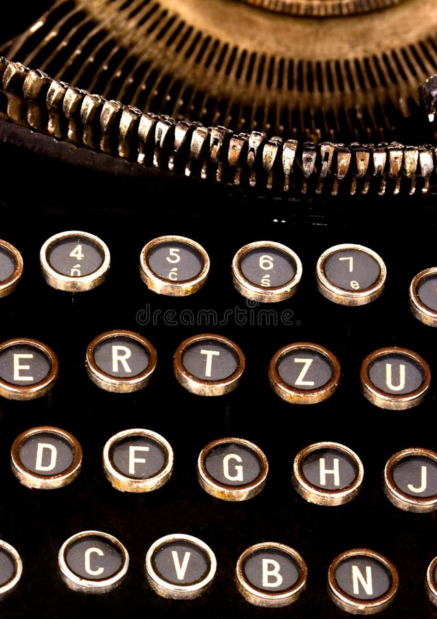 Typewriter keys stock image. Image of keyboard, mechanical - 2190795