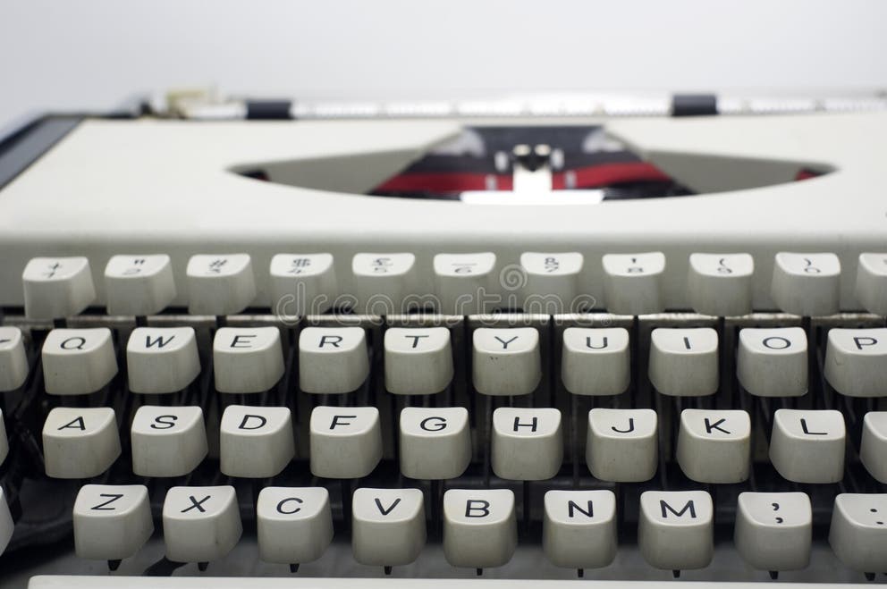 Typewriter message stock image. Image of oldfashionable - 28260697