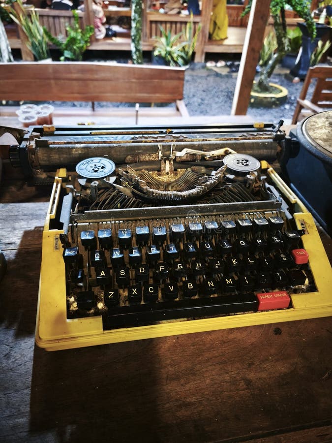 Typewriter Office Equipment from the Old Days Stock Image - Image of ...
