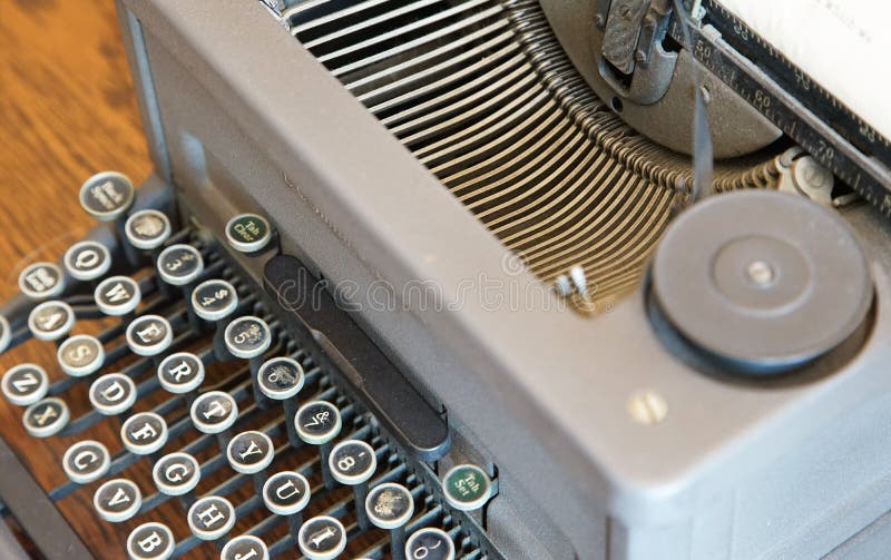 Typewriter stock image. Image of desk, typewriter, alphabet - 236931947