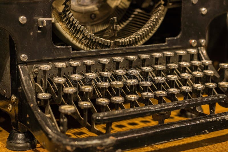 Typewriter on a Shelf with a Camera Stock Image - Image of patterns ...