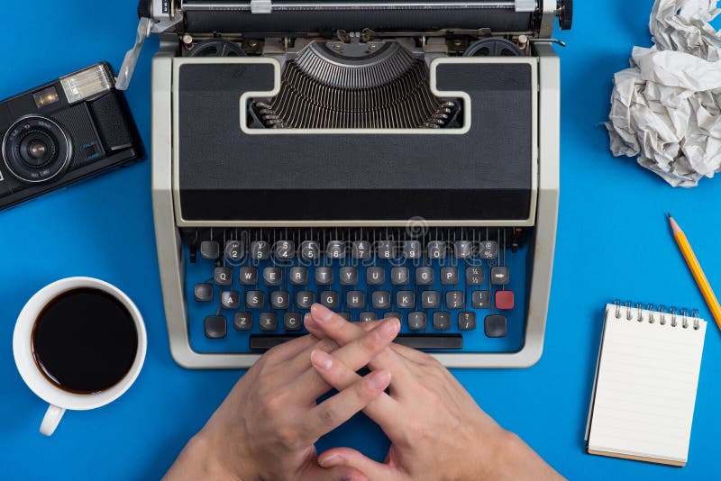 Typewriters and Retro Business Image Stock Image - Image of busy, work ...