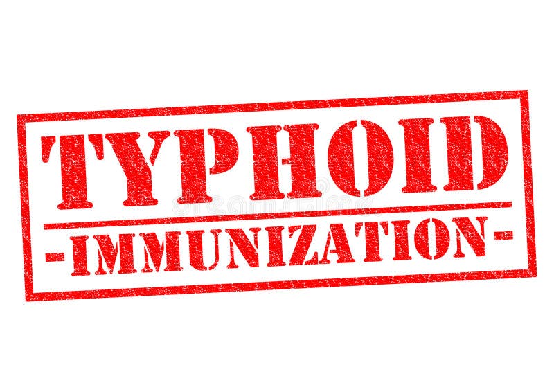 Immunization, Typhoid Fever Vaccine Syringe with Yellow Vaccine, Vial ...