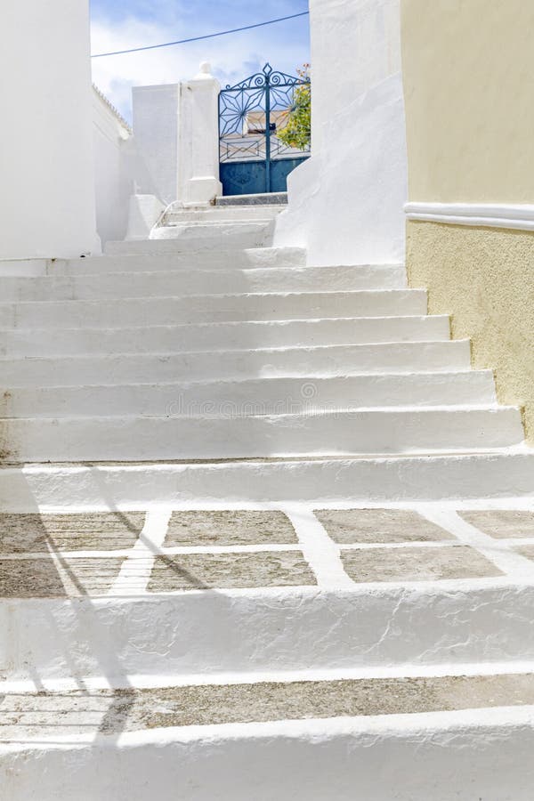 Typical Alley of Paul Do Mar Decorated with Mosaic Rosette Stock Photo ...