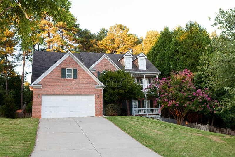 Typical american house stock image. Image of construction - 18239885