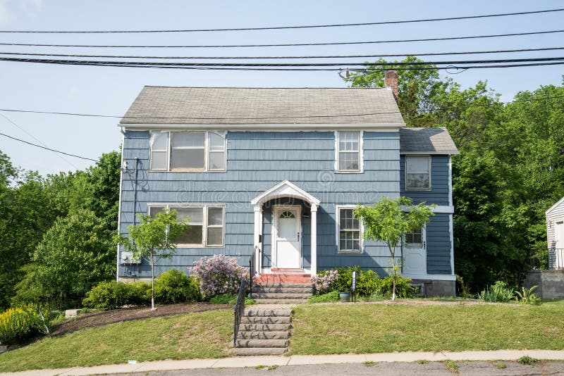 A Typical American house stock photo. Image of family - 280250686