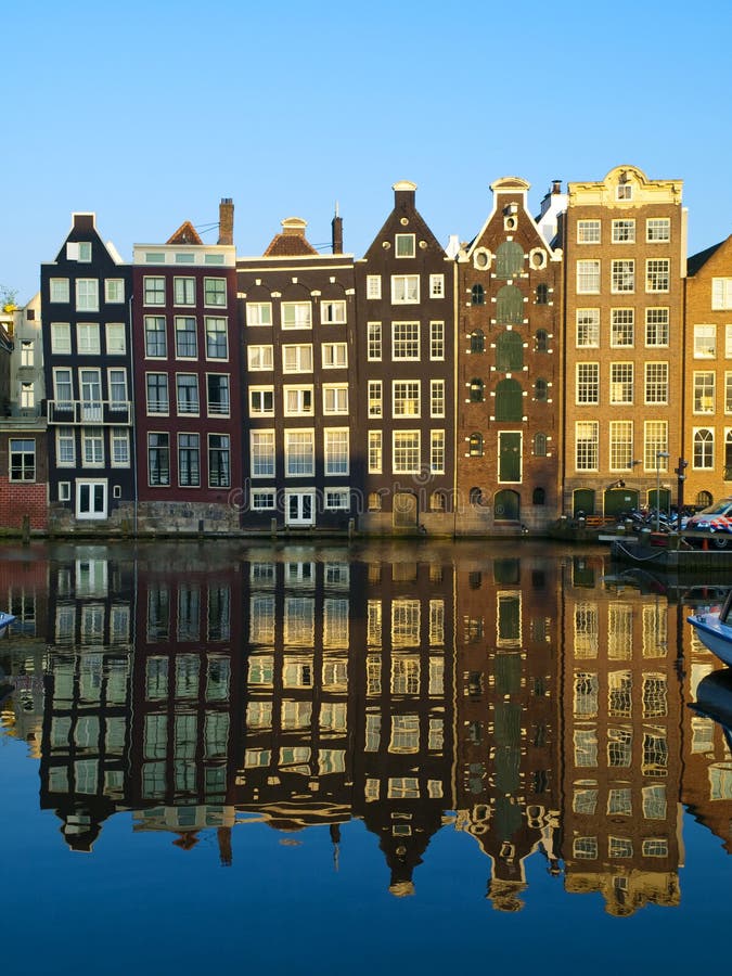 Typical Amsterdam Architecture Stock Image - Image of traditional, home ...