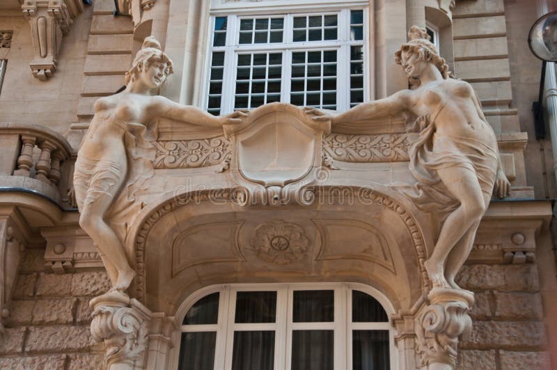 Typical Ancient Parisian Building in Paris Stock Photo - Image of paris ...