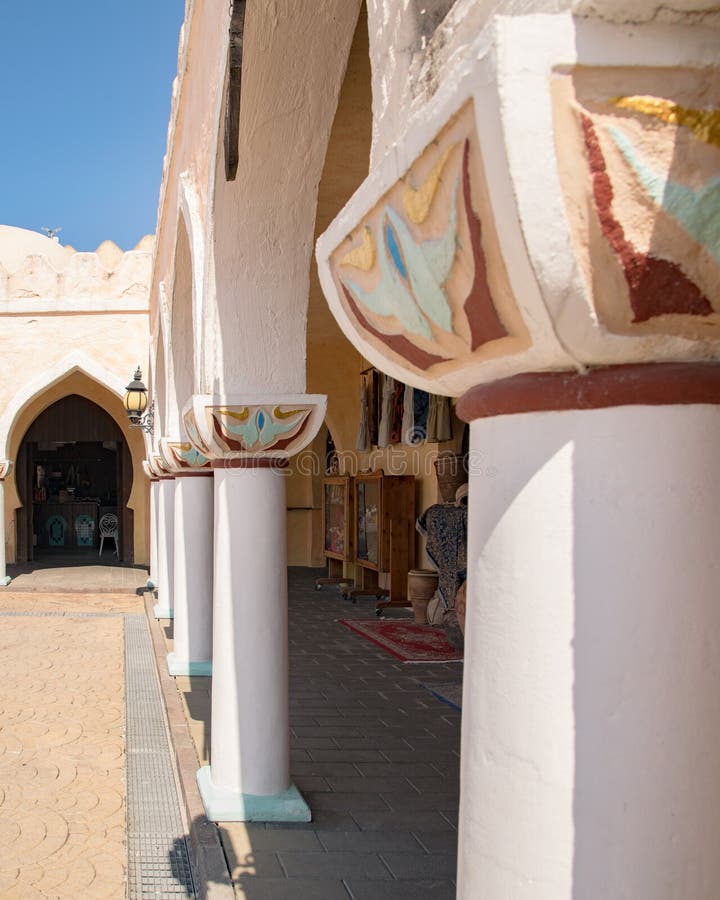 Typical Arabic Architecture. Stock Photo - Image of muslim, column ...