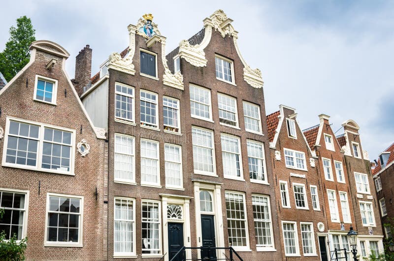 Typical Architecture in Amsterdam Stock Image - Image of holland, house ...