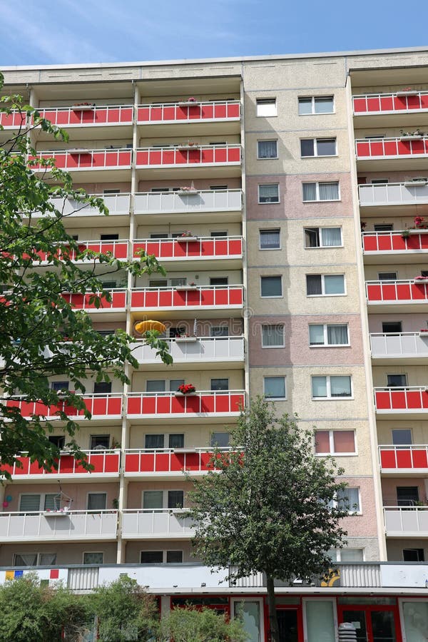 Typical Architecture from the Gdr Stock Photo - Image of europe, german ...