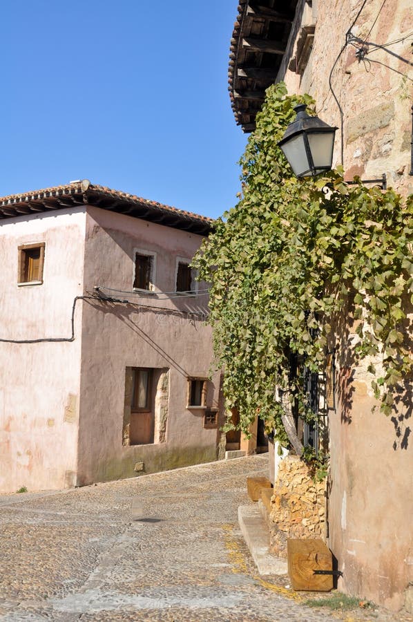 Typical Architecture in a Spanish Town Stock Image - Image of rural ...