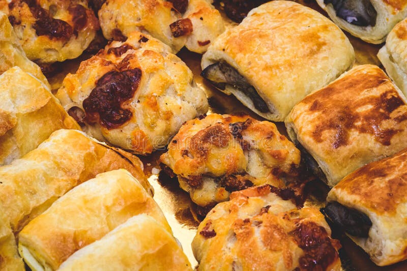 Assorted Traditional Neapolitan Baked Appetizers Stock Photo - Image of ...