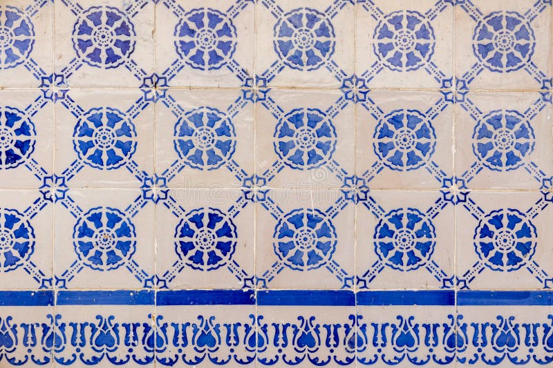 Typical Azulejo Artwork of Portugal Stock Photo - Image of artwork ...