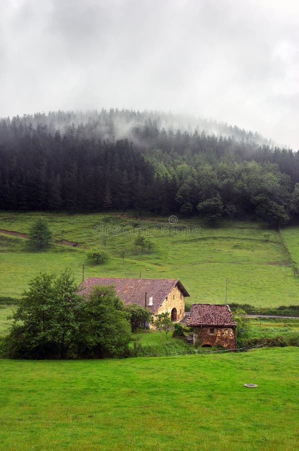 Typical Basque Country Architecture Stock Photo - Image of building ...