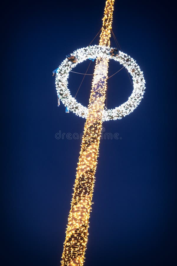 Typical bavarian maypole stock photo. Image of culture - 71670654