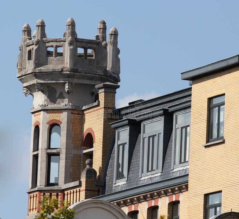 Typical belgium house stock image. Image of summer, heritage - 23762291