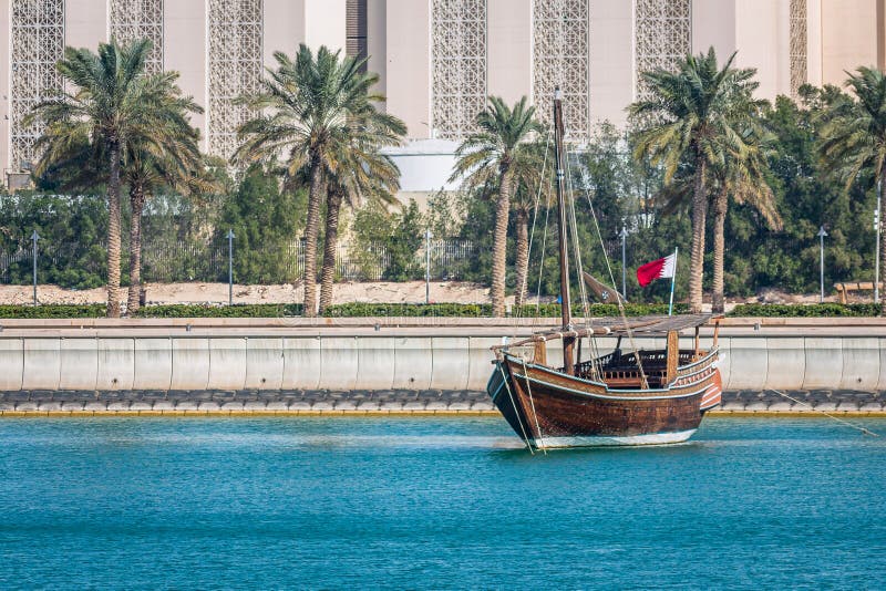 Al Cornish, Doha stock photo. Image of qatar, skyline - 162322622