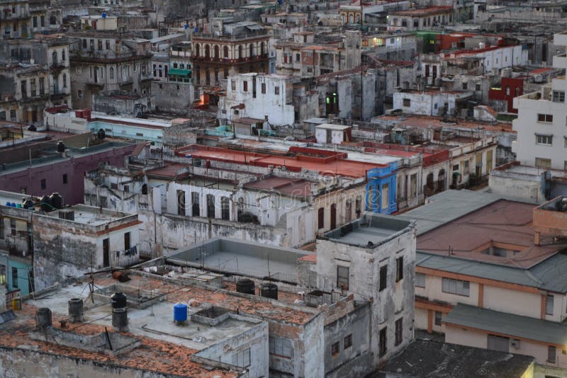 Typical Building Rooftops Havana Editorial Stock Photo - Image of ...