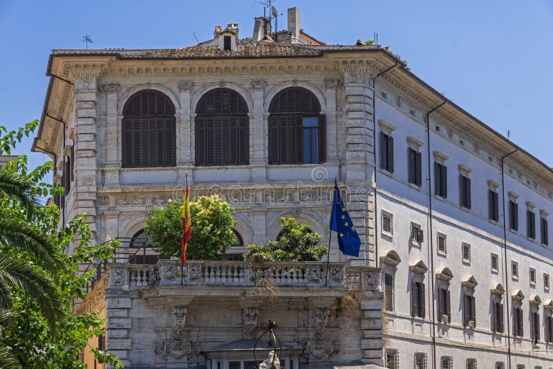 Typical Buildings in City of Rome, Italy Editorial Stock Photo - Image ...