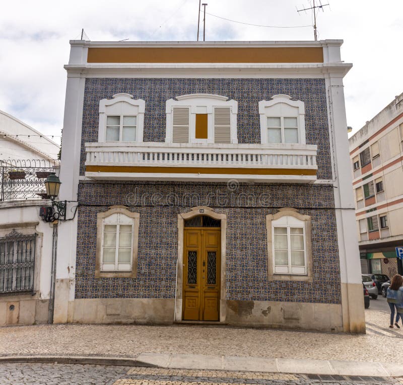 Portuguese Architecture. Typical Buildings Editorial Photo - Image of ...