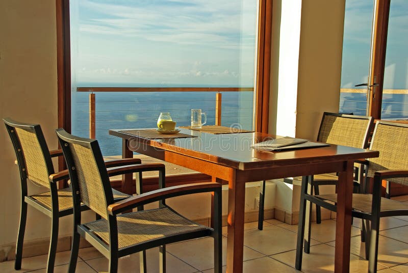 Typical Cafeteria in Majorca Stock Photo - Image of holiday, island ...