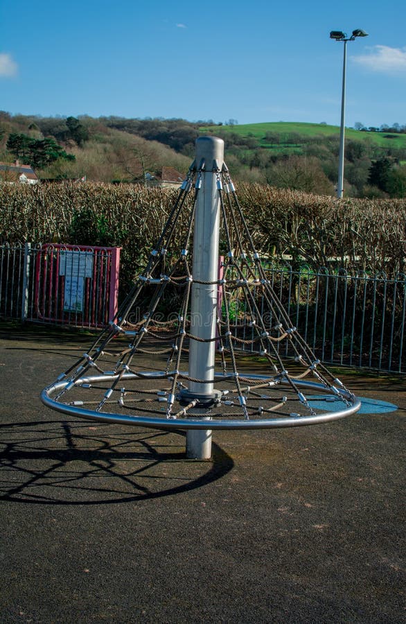 A Typical Childrens Playground with Play Equipment Stock Photo - Image ...