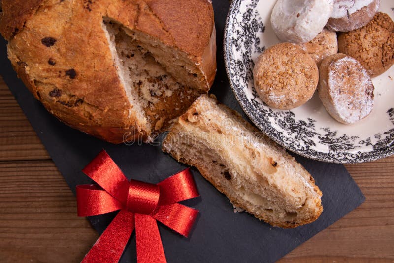 Typical Christmas Desserts and Sweets Stock Photo - Image of bakery ...