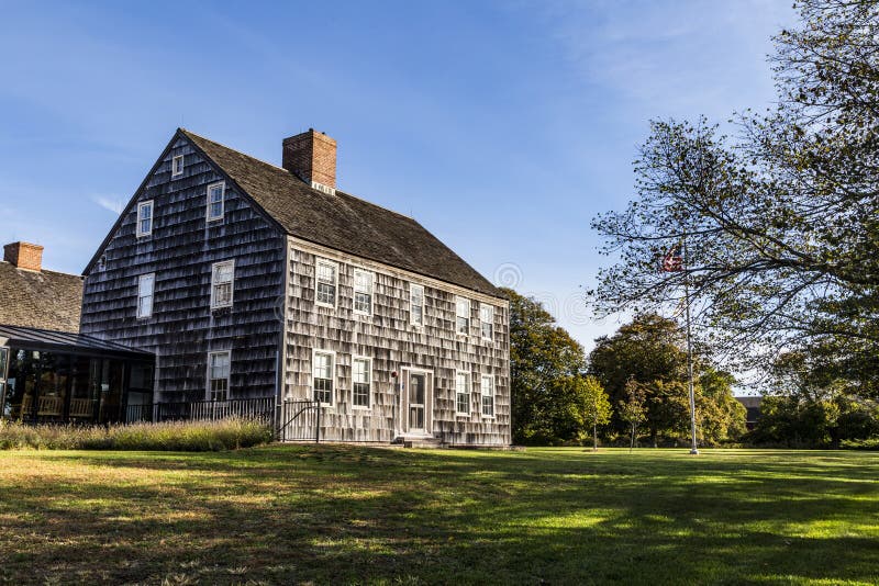Typical Classical Vintage House Stock Image - Image of facade, trees ...