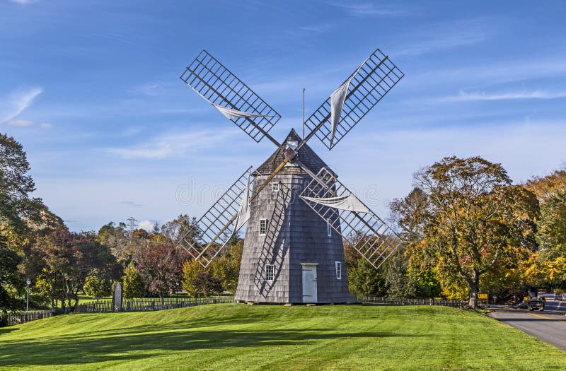 Typical Classical Vintage Mill Stock Image - Image of america, vintage ...