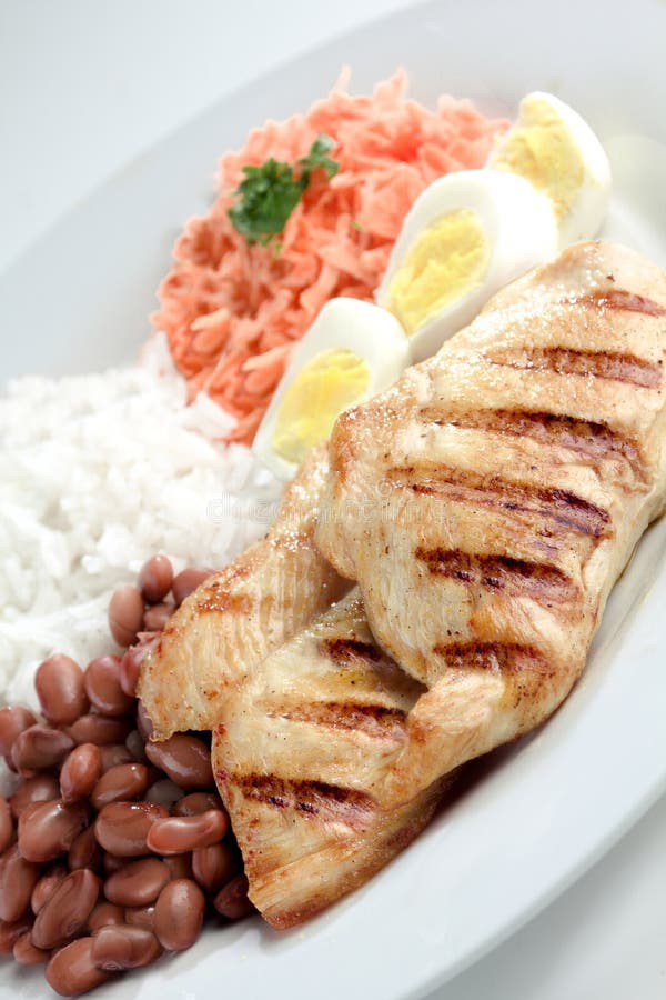 Typical Dish of Brazil, Rice and Beans Stock Photo - Image of brazilian ...