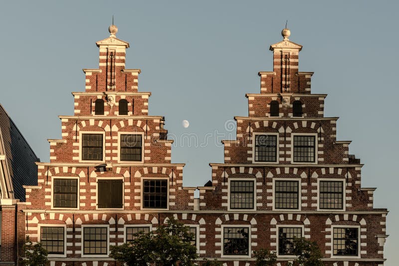 Old Dutch Building in Amsterdam Stock Image - Image of holland, classic ...