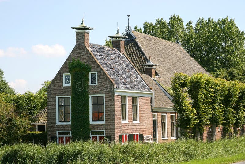 Typical Dutch farmhouse stock image. Image of netherlands - 11613969