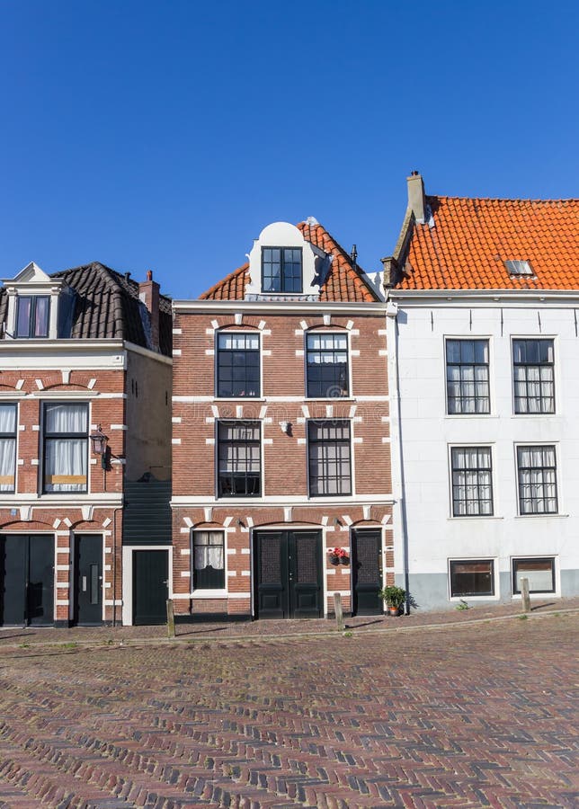 Typical Dutch House in the Cener of Haarlem Stock Photo - Image of ...