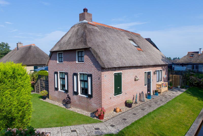 Typical Dutch house stock photo. Image of rural, travel - 76686540