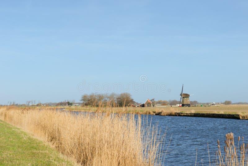 Typical dutch landscape stock image. Image of landscape - 18801031
