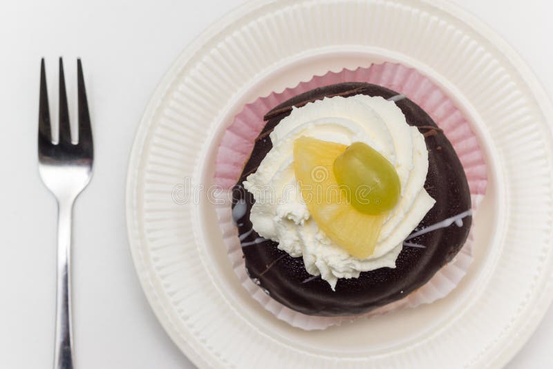 Typical Dutch Pastry Moorkop Stock Photo - Image of pineapple, dessert ...