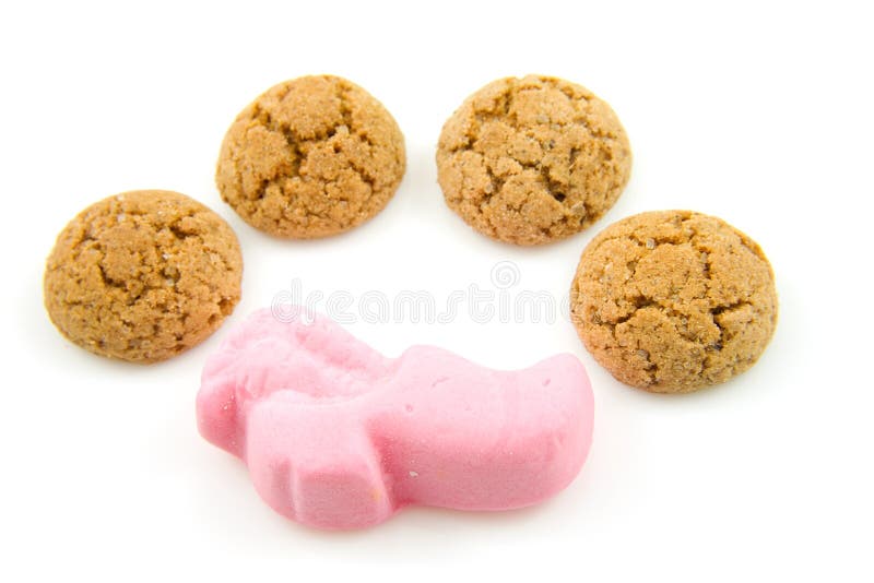 Typical Dutch Sweets, Pepernoten Stock Image - Image of santa, sweets ...