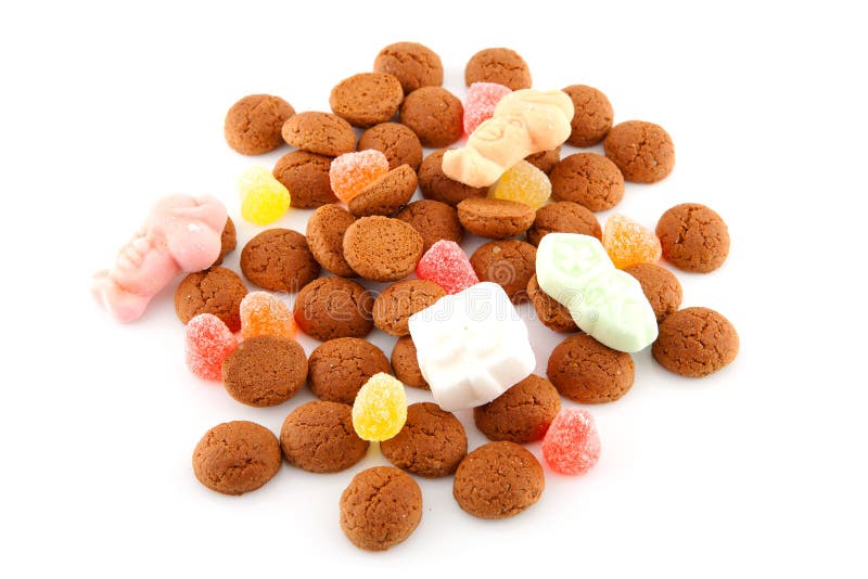 Typical Dutch Sweets: Pepernoten Stock Photo - Image of treat, typical ...