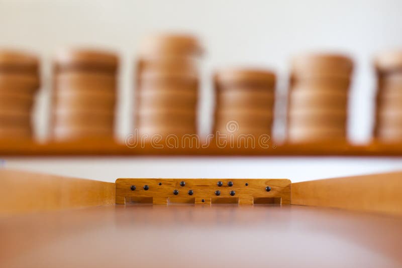 Sjoelen is a Traditional Dutch Game Stock Image - Image of stack, dutch ...